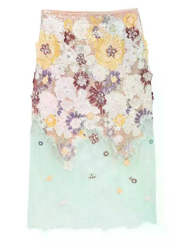 Costarellos Embroidered Lace Top