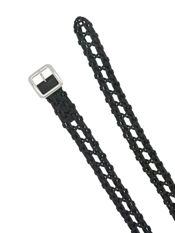 Jil Sander Braided Belt In Black - 34% Off | Editorialist display picture 3