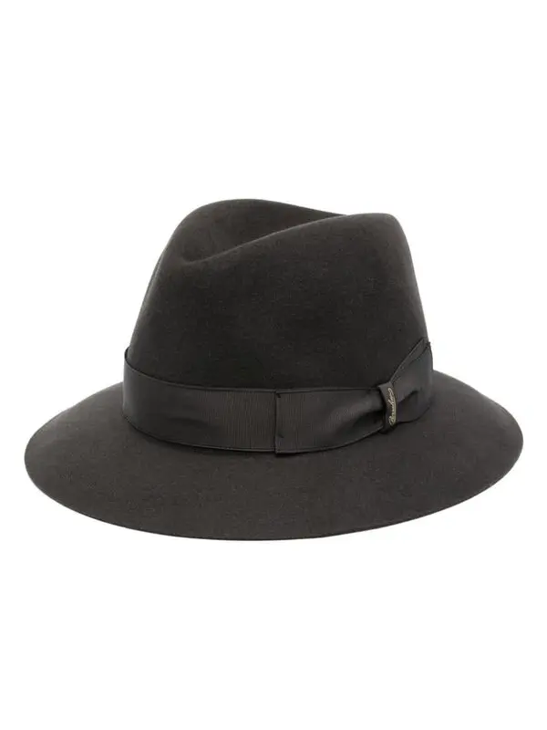 Borsalino Wool Fedora Hat - Grey