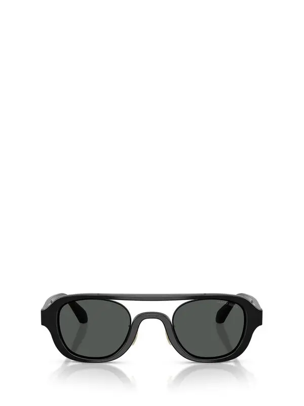 Giorgio Armani Irregular Sunglasses - Black