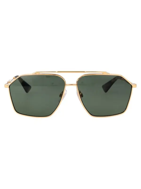 Dolce & Gabbana Octagon Sunglasses - 02/9a Gold