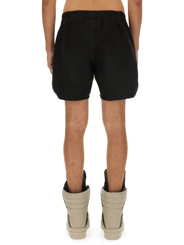 Rick Owens Cotton Bermuda Shorts - Black