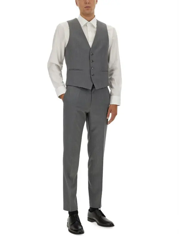 BOSS Slim Fit Trousers - Grey
