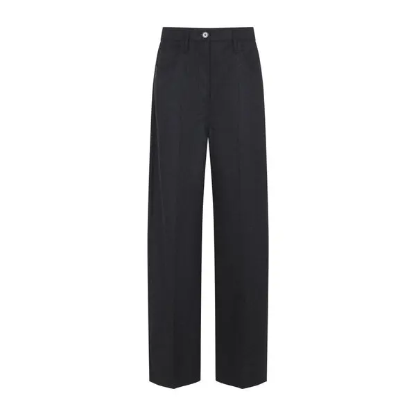 Prada Corduroy Cotton Pants - Grey