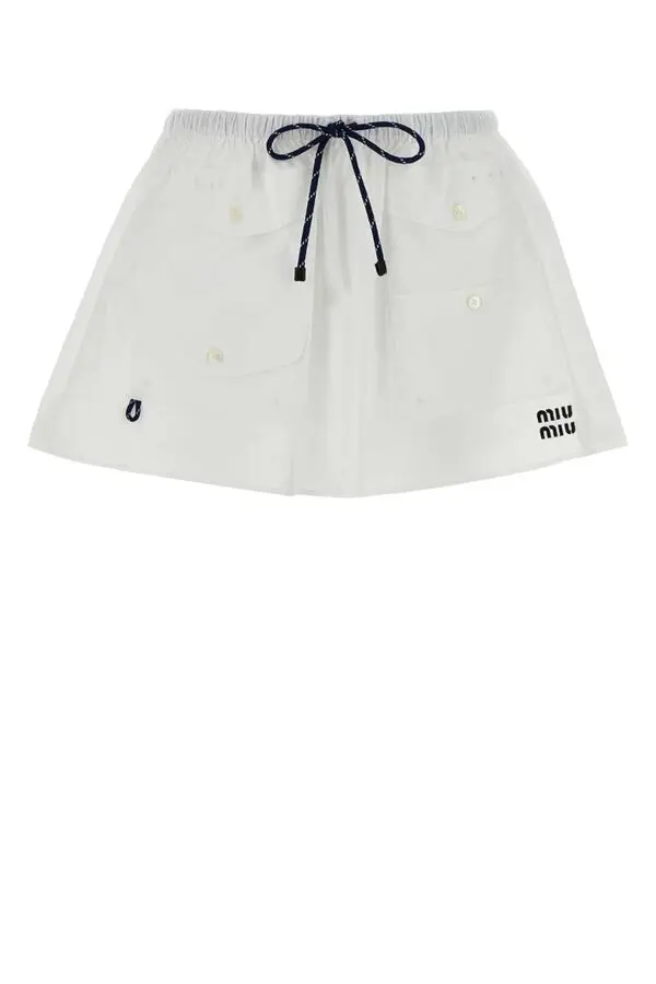 Miu Miu Skirt - White