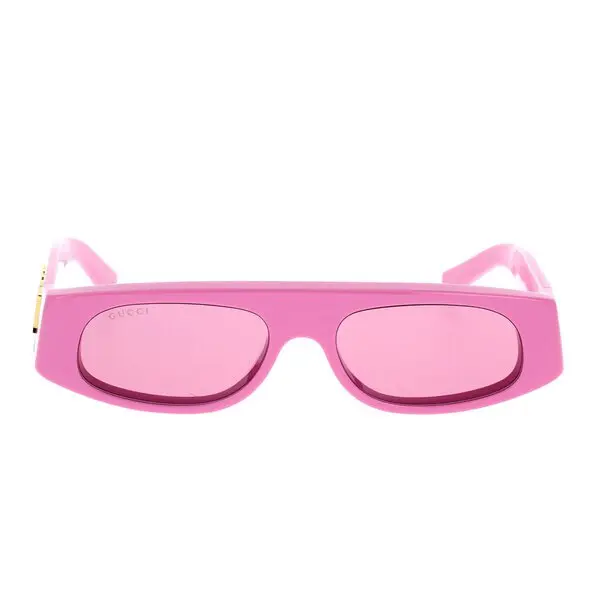 Gucci Irregular Acetate Sunglasses In Pink 28% Off Editorialist