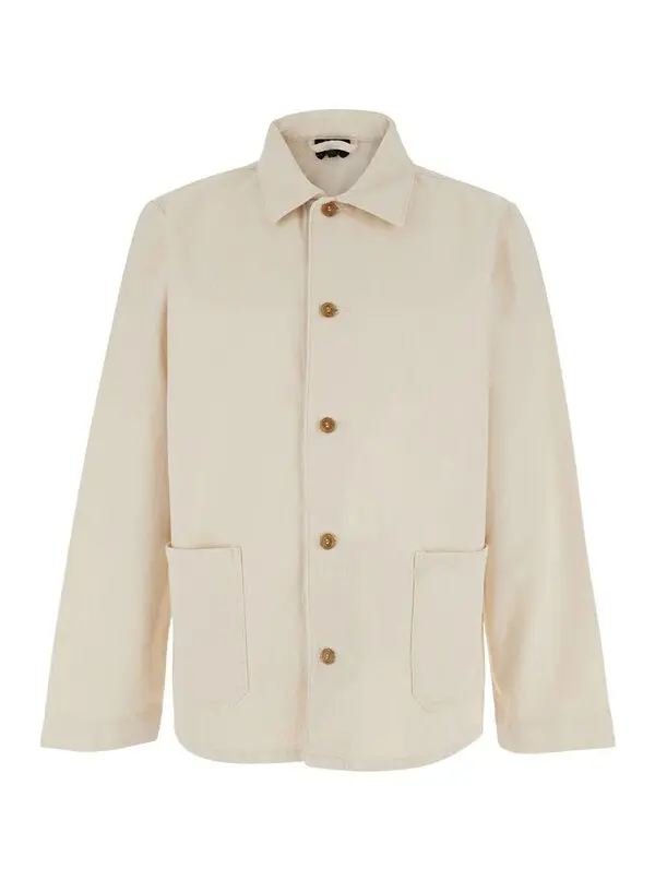 A.p.c. Kerlouan Cotton Jacket - Beige
