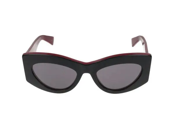 Gucci Rimless Sunglasses Gg1843s - Black Red Grey