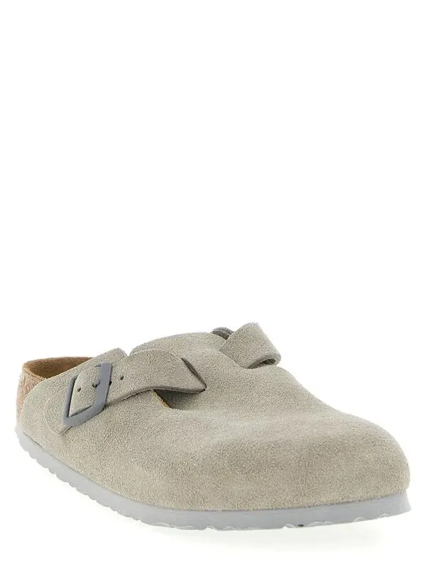 BIRKENSTOCK Boston Sabots - Gray