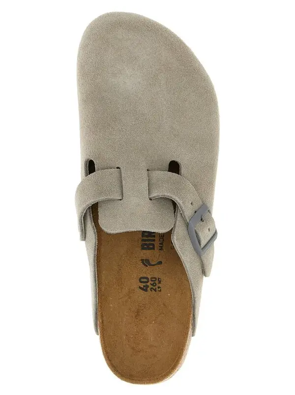 BIRKENSTOCK Boston Sabots - Gray