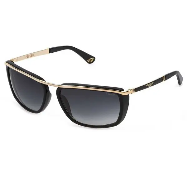 POLICE Rectangle Sunglasses - Black