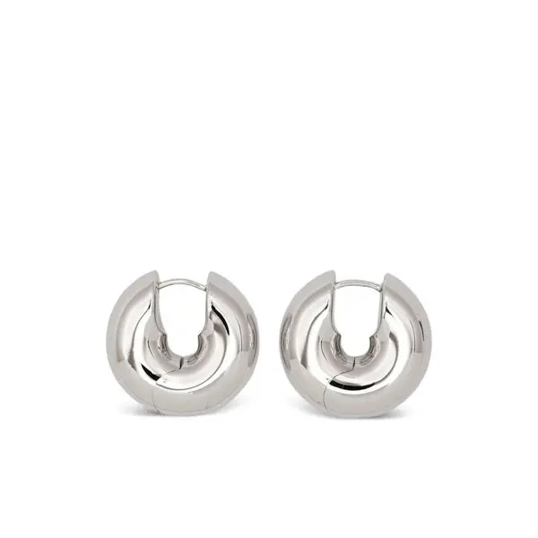 Tom Wood Sphere Hoop Earrings - Silver