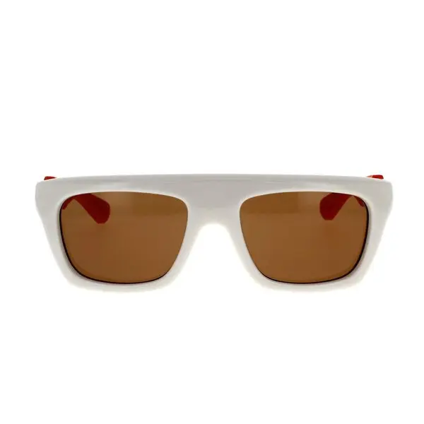 Bottega Veneta Rectangle Sunglasses - White