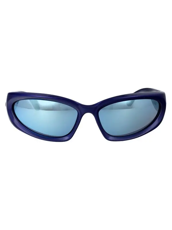 Balenciaga Oval Sunglasses - Blue