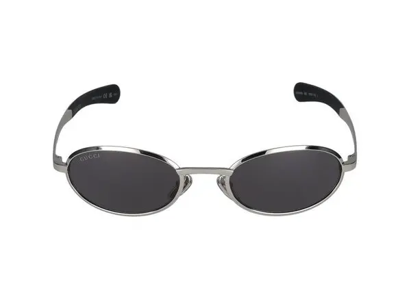 Gucci Sunglasses - Silver Silver Grey