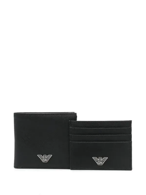 Emporio Armani Credit Card Holder Accessories - Black
