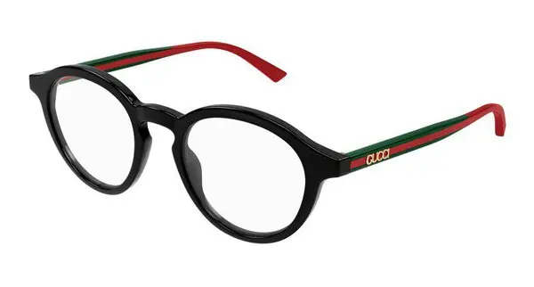 Gucci Acetate Eyeglasses - Black Green Transpare