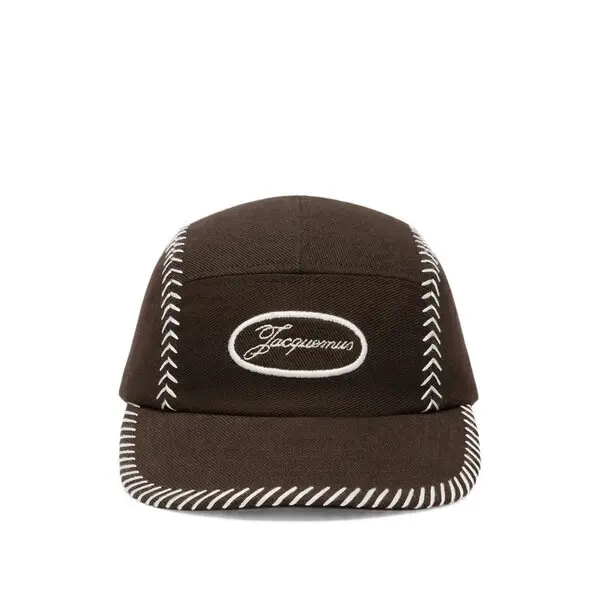 Jacquemus Cotton Cap - Brown