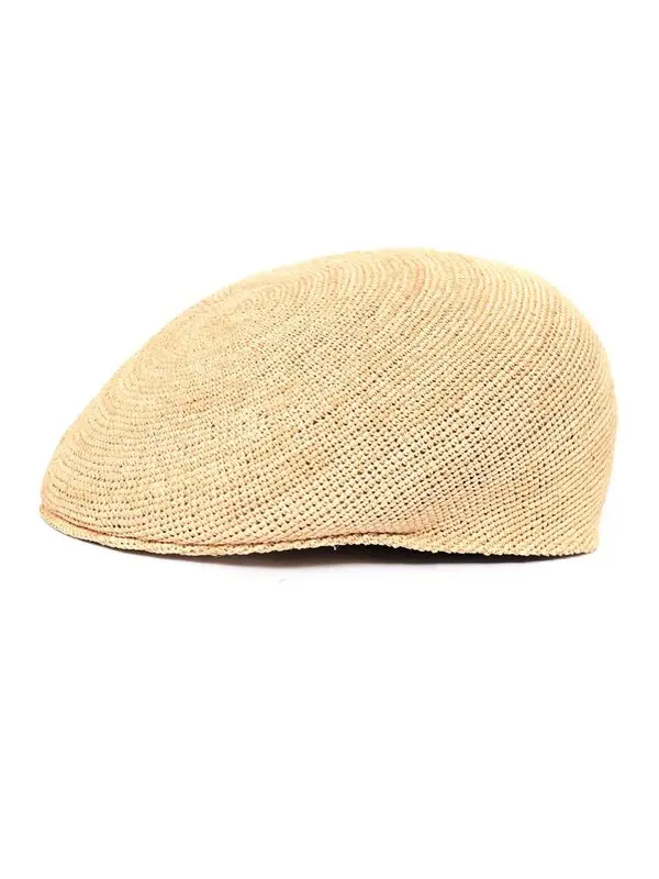 Borsalino Miami Crochet Cap - Beige