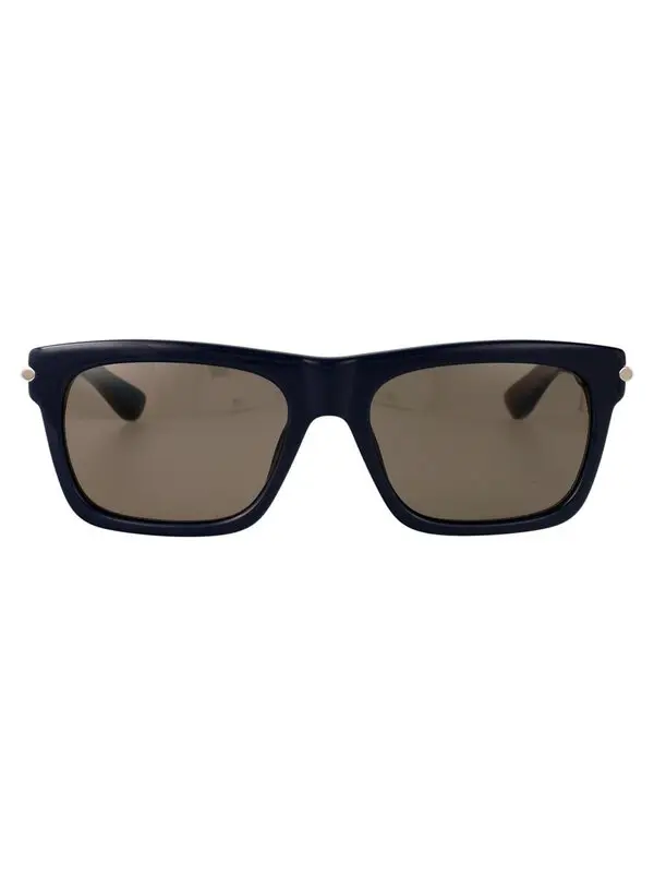 Alexander McQueen Am0495s Sunglasses - Blue-blue-brown
