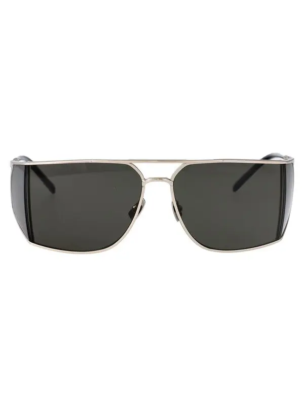 Saint Laurent Sunglasses - Silver-silver-grey