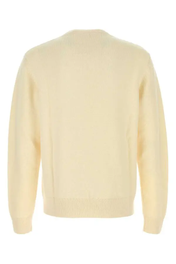 Givenchy Ivory Wool Knitwear Sweater - White