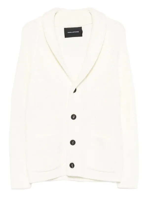 Tagliatore Cardigan - White