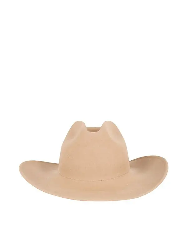 STUDIO Connie Fur Cowboy Hat - Brown