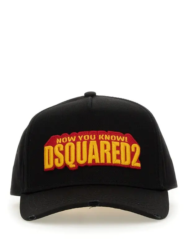 Dsquared2 Technical Fabric Cap - Black