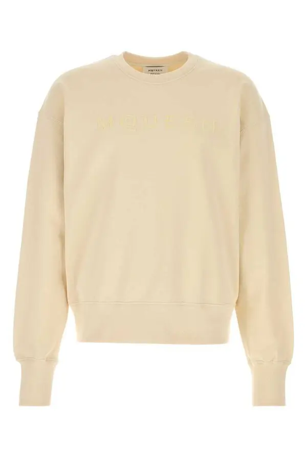 Alexander McQueen Logo Sweatshirt - Ivoryivory