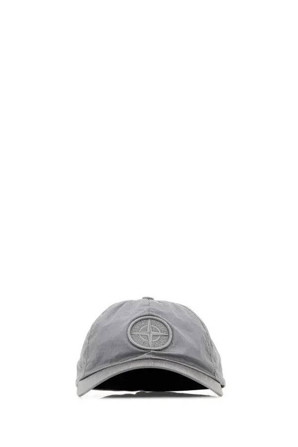 Stone Island Ribbed Beanie - Grey
