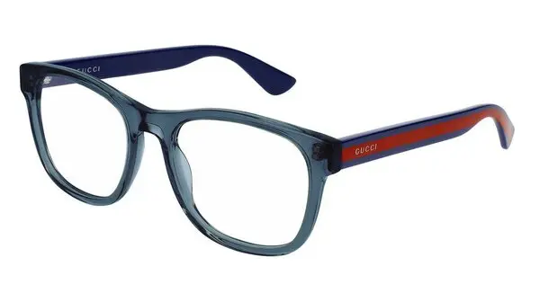 Gucci Optical Eyeglasses - Blue Blue Transparent