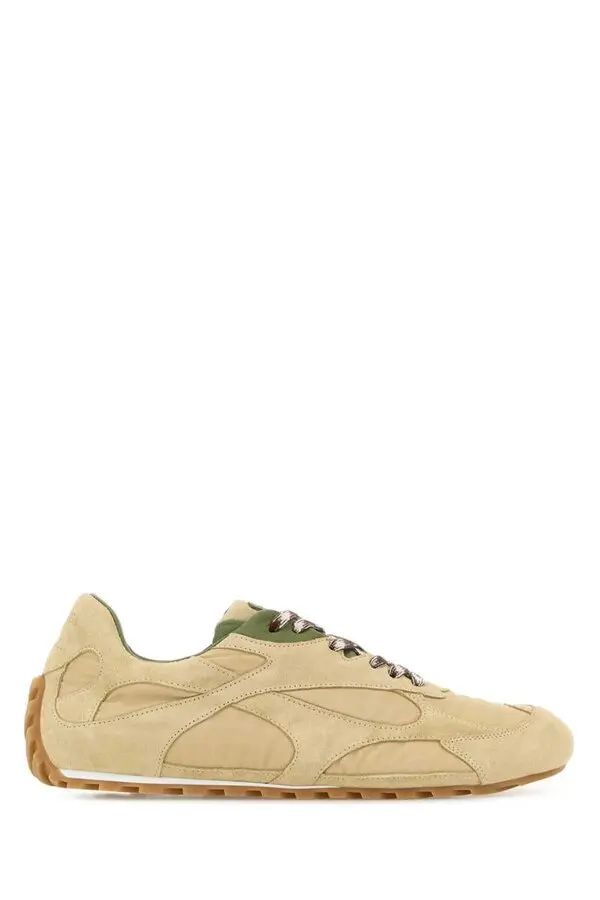 Bottega Veneta Leather Sneakers - Tufomatcha