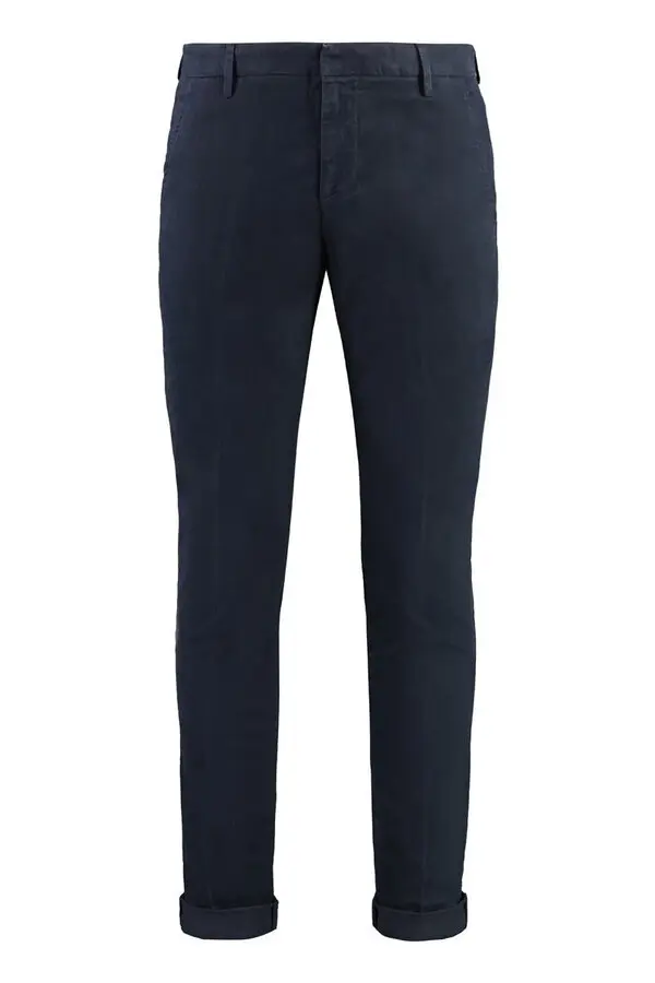 DONDUP Gaubert Cotton Chino Trousers - Blue