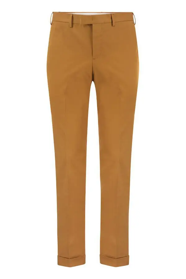 PT TORINO Master-fit Cotton Trousers - Earthenware