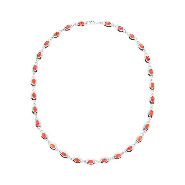 DARKAI Jewellery - Silver/red