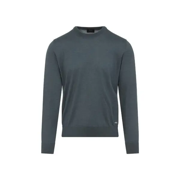 Brioni Crewneck Wool Sweater - Green