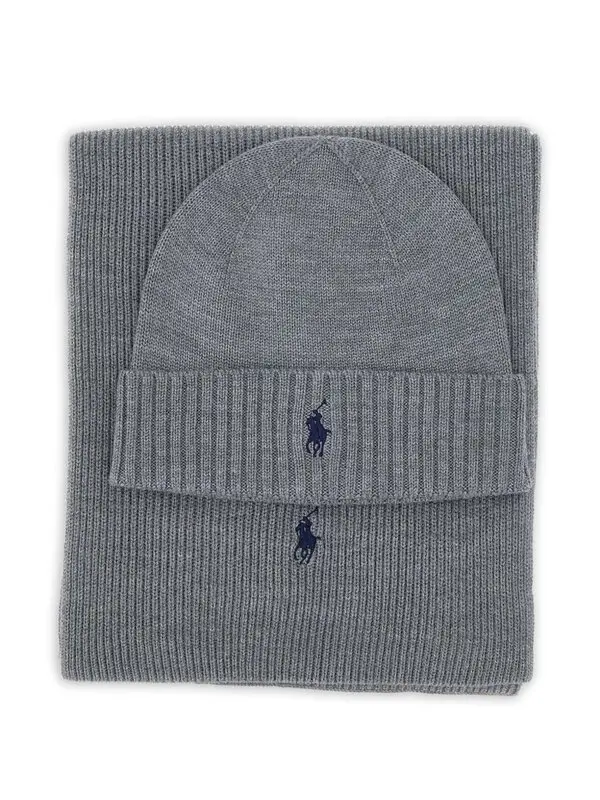 Polo Ralph Lauren Wool Hat - Fawn Grey Heather