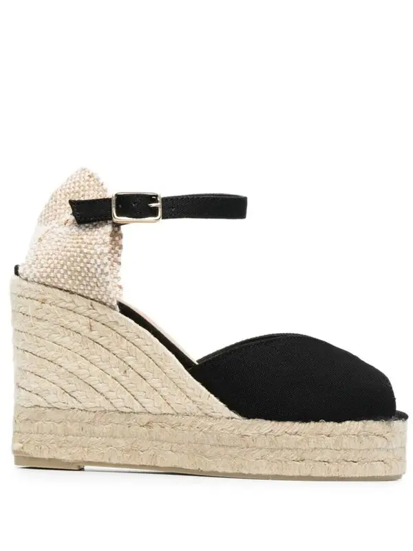 CastaÑer Wedge Espadrilles - Black