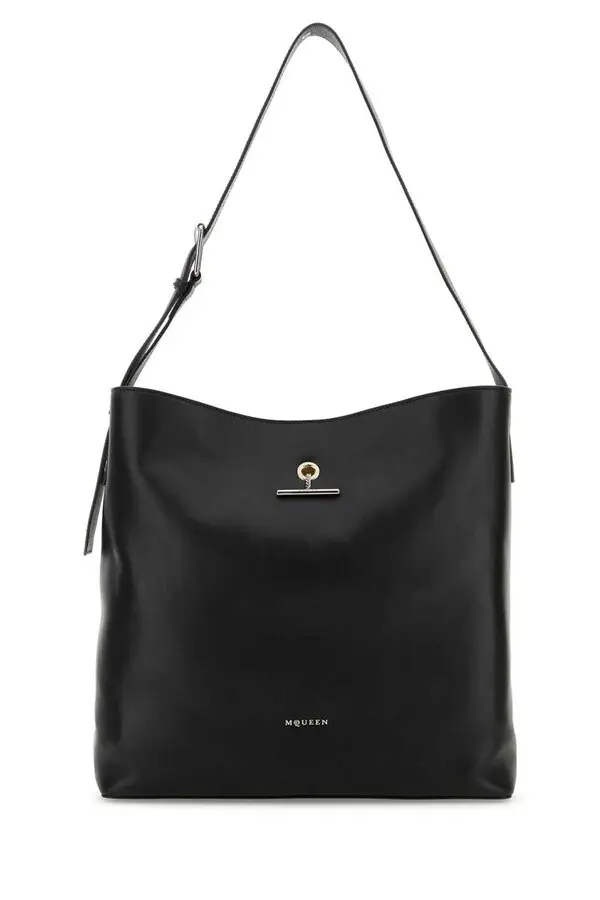 Alexander McQueen Pendant Shopping Bag - Black