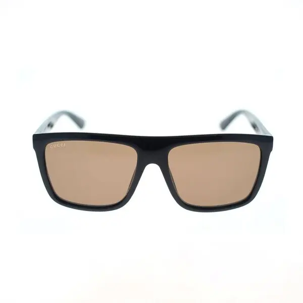 Gucci Rectangle Sunglasses - Black