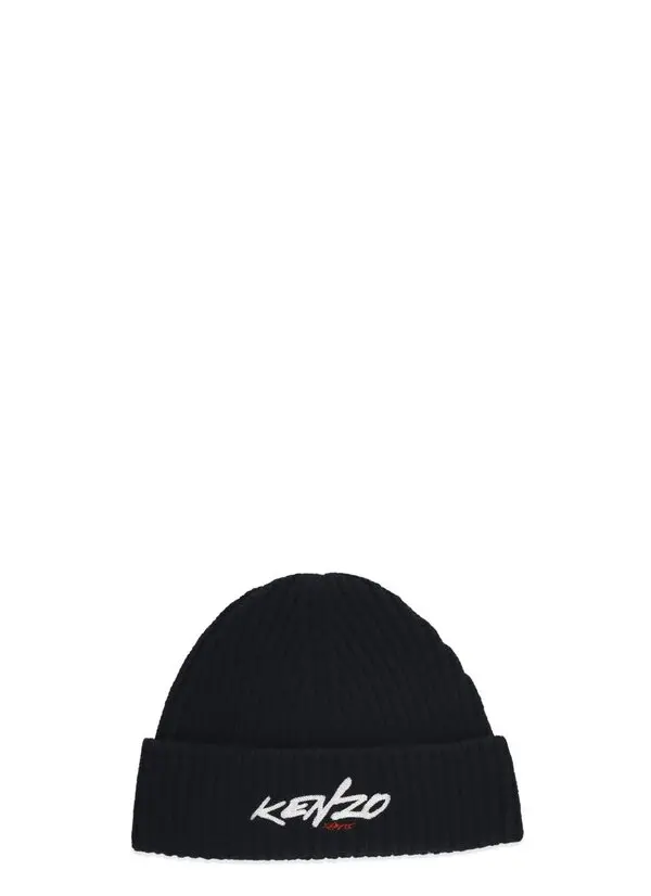 Kenzo Wool Beanie - Black