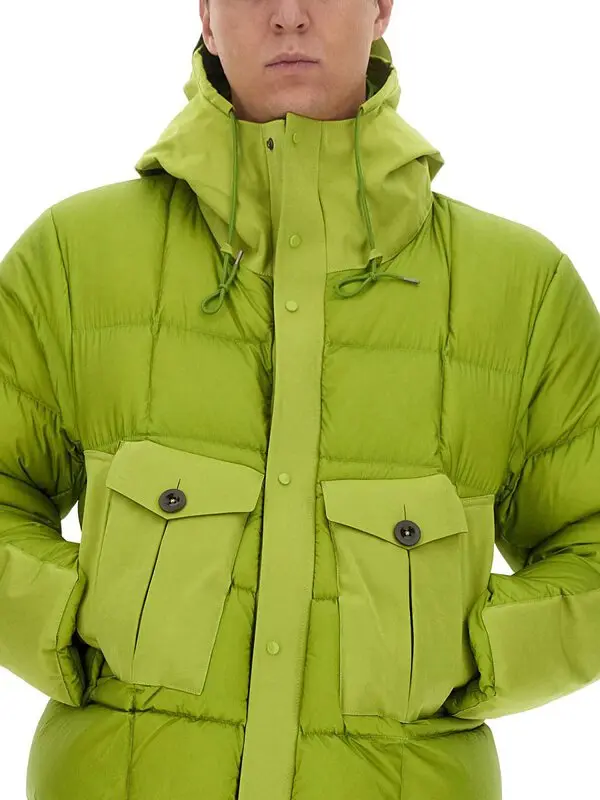 TEN C Tempest Combo Jacket - Green