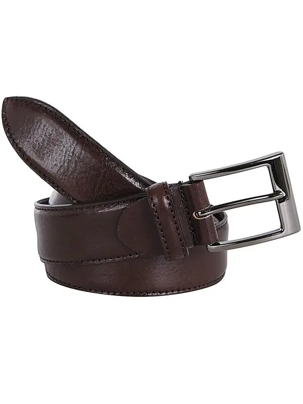 SAIT Leather Belt - Brown
