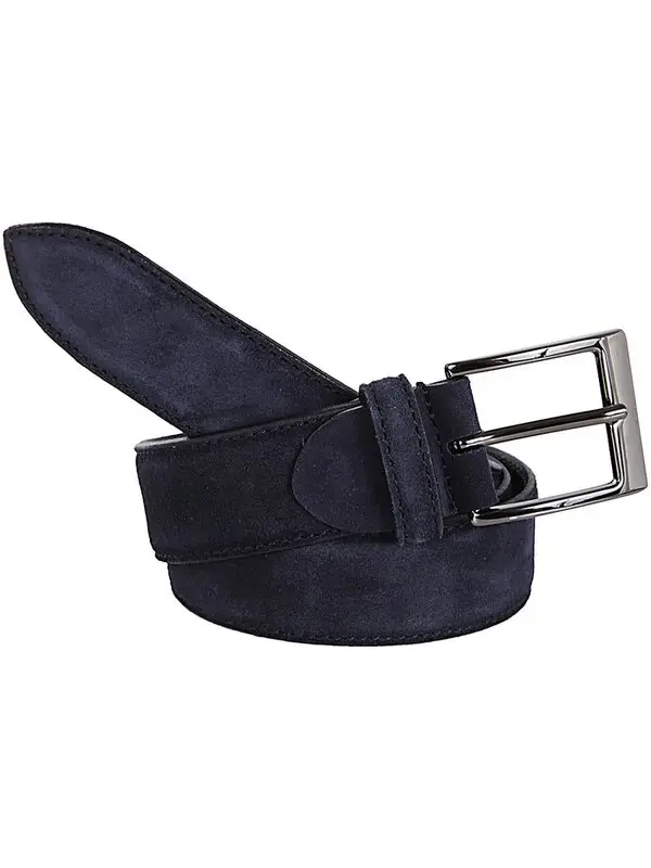 SAIT Leather Belt - Blue