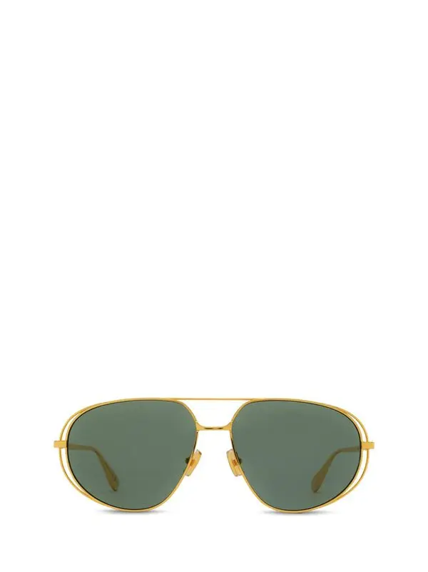 Bottega Veneta Aviator Sunglasses - Gold