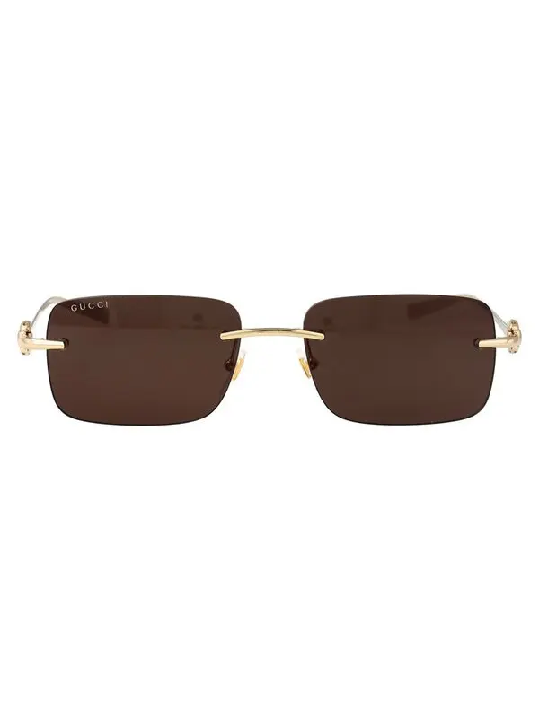 Gucci Sunglasses - Gold-gold-brown