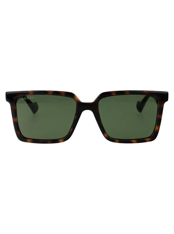 Gucci Sunglasses - 002 Havana Havana Green