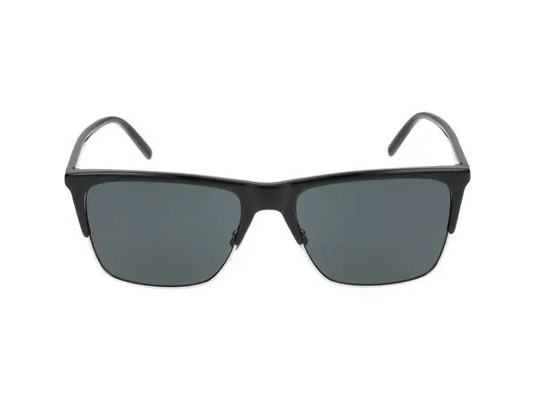 Saint Laurent Full Rim Sunglasses - Black Black Black
