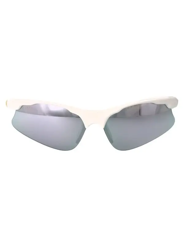 Gucci Sunglasses - White-white-silver